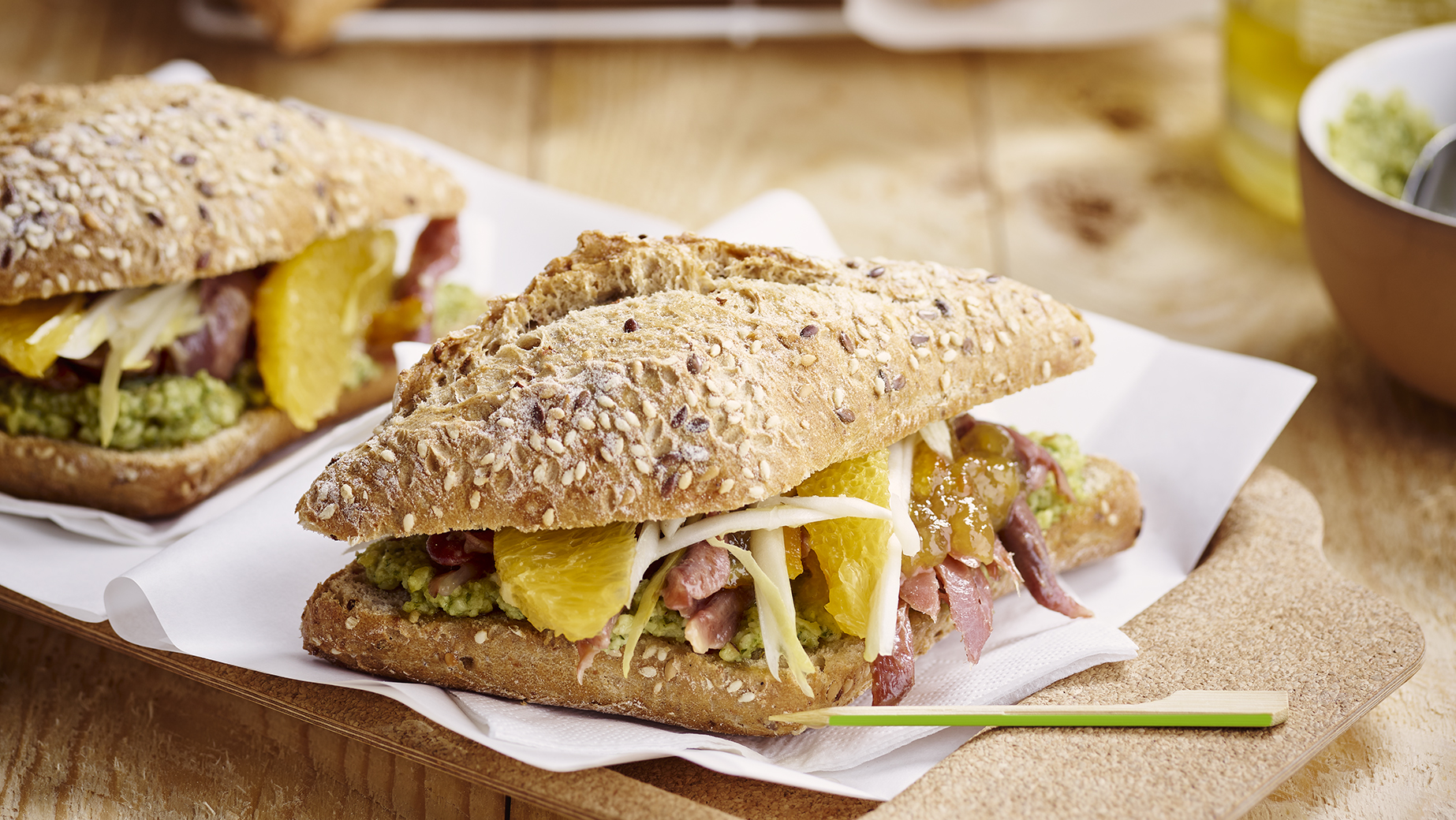 PANESCO | RUSTIC MULTIGRAIN DIAMOND filet of duck